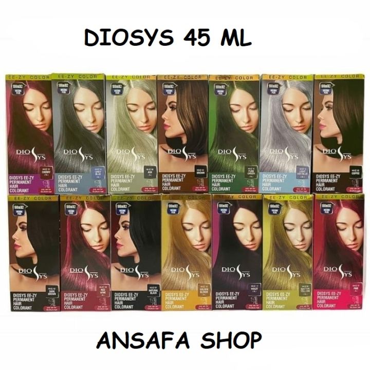 DIOSYS Hair Color / Semir / Pewarna Rambut Permanent Dyosis / Diosis 45 ...