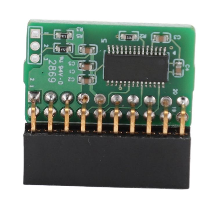20Pin TPM 2.0 Module Vertical Trusted Platform Module for AOM TPM 9665V ...