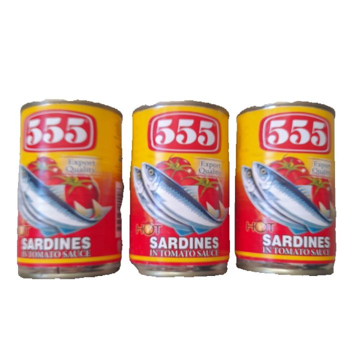 555 Hot Sardines (Set of 3) 155g | Lazada PH