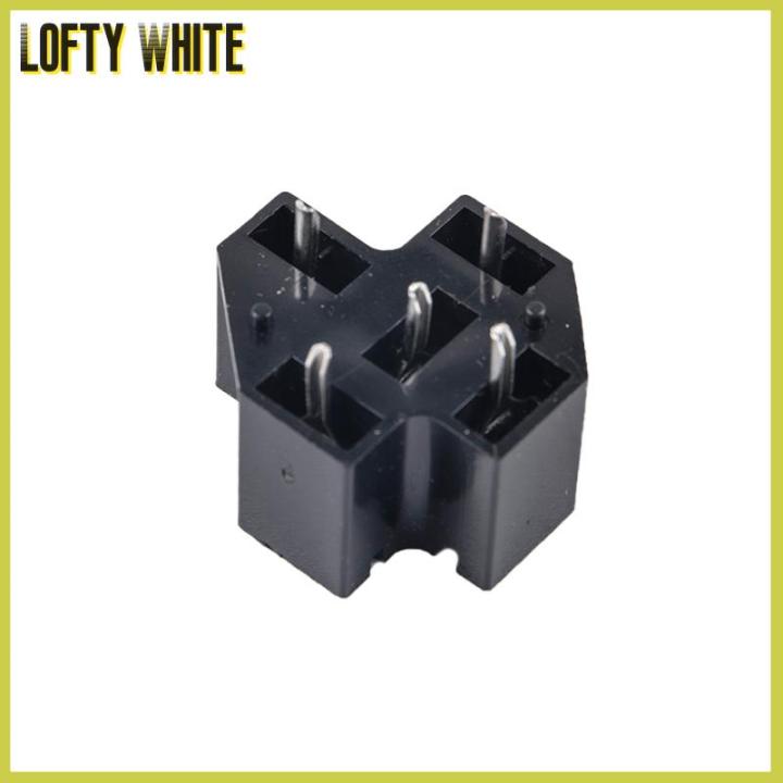 Lofty White รถยนต์รถยนต์ Auto 40A 4 5 6.3 PIN SPDT RELAY SOCKET ...