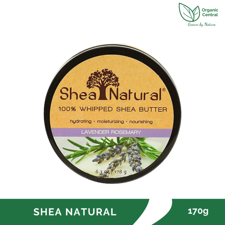 Shea Natural Lavender Rosemary 100% Whipped Shea Butter 170g | Lazada PH