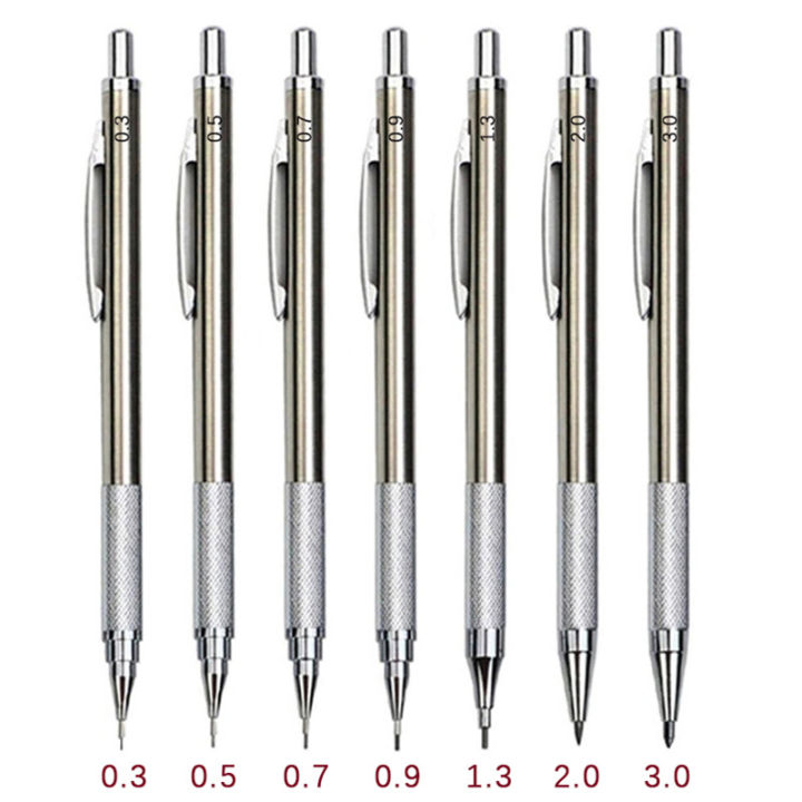 1 PC Mechanical Pencil 0.3mm 0.5mm 0.7mm 0.9mm 1.3mm 2.0mm 3.0mm 2B ...