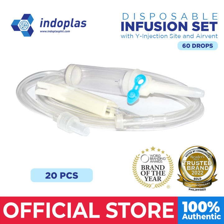 Indoplas Infusion Set - Microset (60 Drops) 20 Pieces | Lazada PH