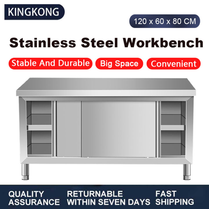 Forest Kitchen workbench 1.2M stainless steel loading operation table ...