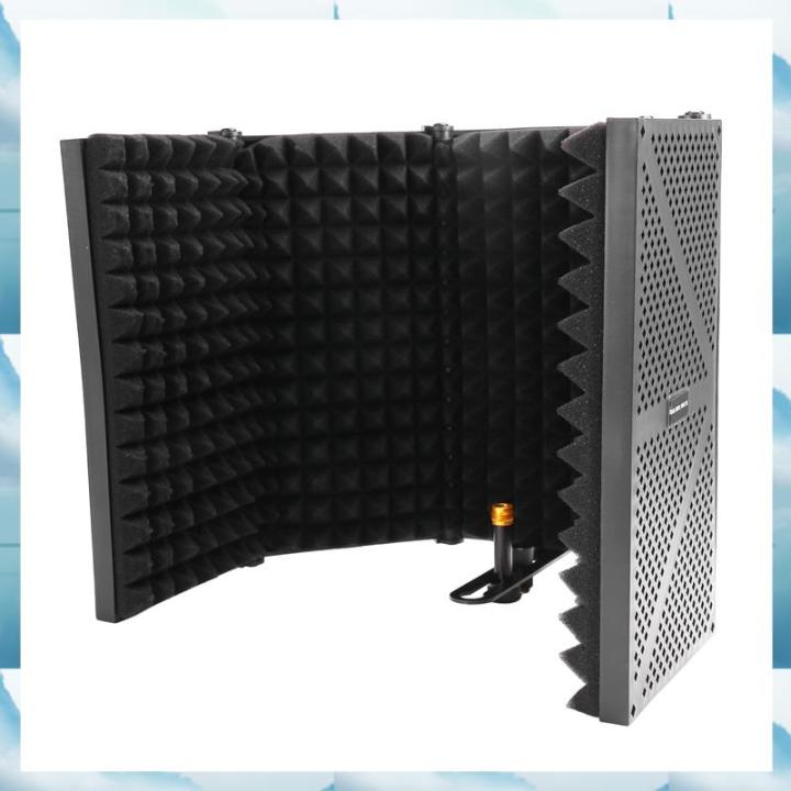 (DVPC) &C Adjustable 5 Panel Microphone Isolation Shield Foldable ...