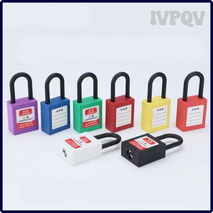 IVPQV Xhhmy Lock ABS security padlock plastic shackle steel safety ...