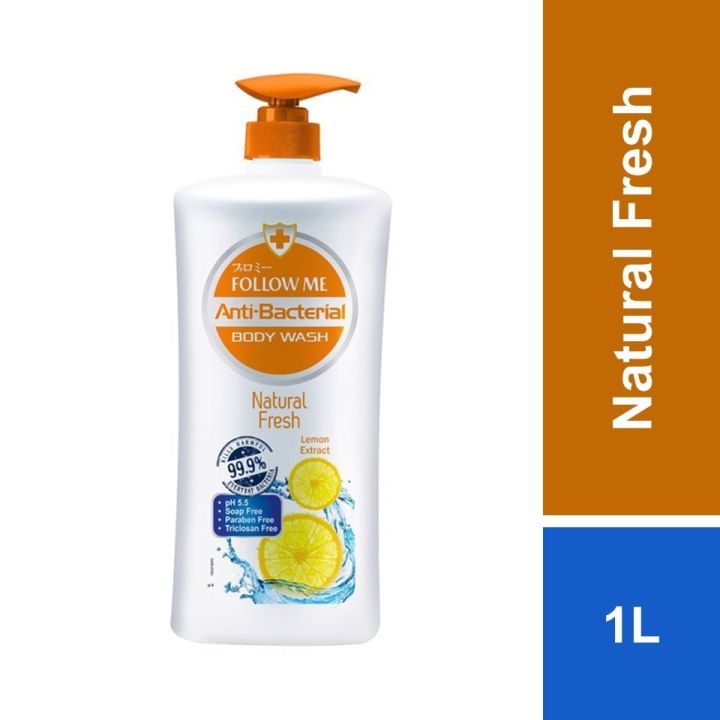 Follow Me Antibacterial Body Wash 1L - Natural Fresh | Lazada