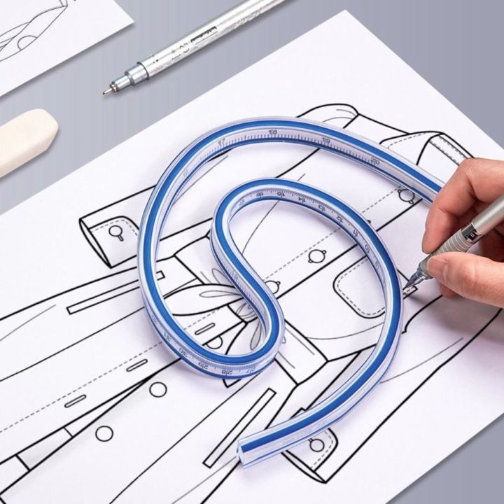 WENQI Soft Math Measurement Student Drawing Tool School Serpentine ...
