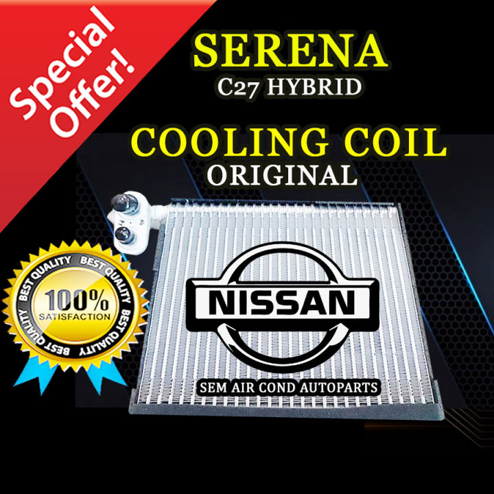 NISSAN SERENA C27 HYBRID ORIGINAL NISSAN COOLING COIL/ EVAPORATOR (CAR AIRCOND SYSTEM) | Lazada