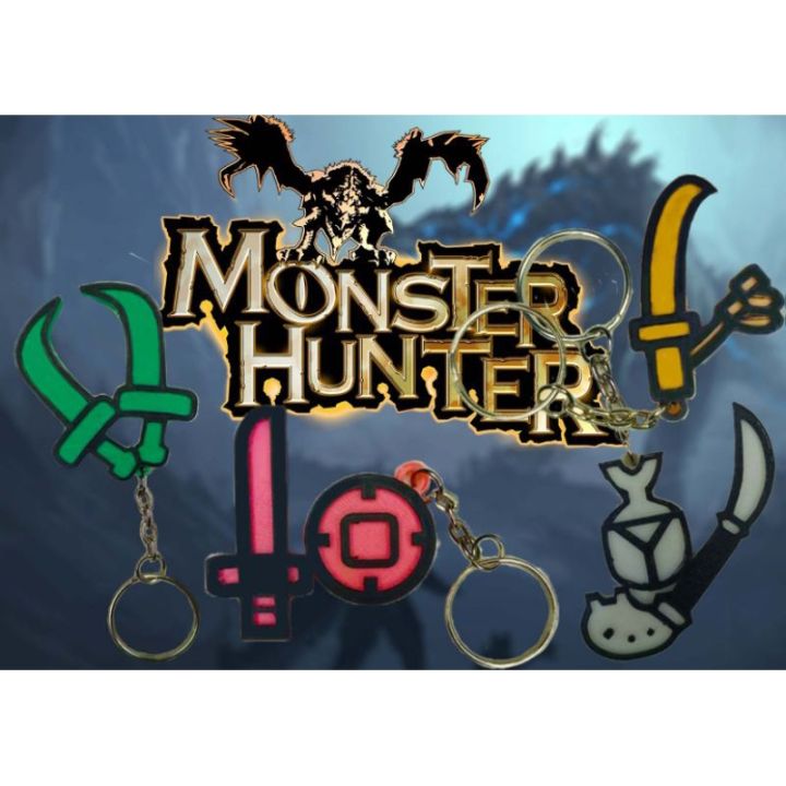 Personalized Monster Hunter weapon icons Keychain (3d printed) | Lazada PH Personalized Monster Hunter weapon icons Keychain (3d printed) | Lazada PH