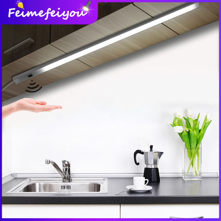 50cm led Night lights 5V USB Powered Smart LED Kitchen Light Hand Scan ...