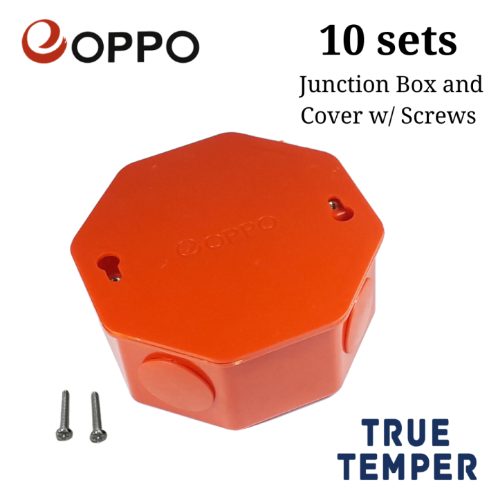 Oppo Junction Box and Cover with Screws - 10 sets/ Order | Lazada PH