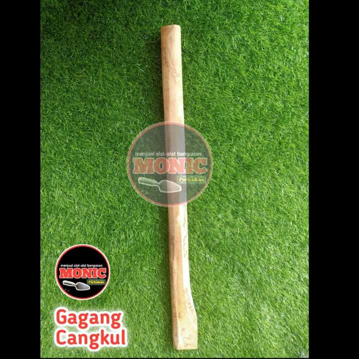 Gagang Cangkul Kayu RASMALA lurus Tinggal Pakai Monic perkakas | Lazada ...
