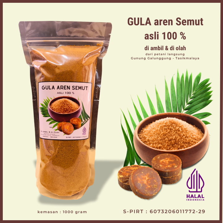 Gula Aren Semut Asli 1000 gram Kemasan Pouch 1Kg | Lazada Indonesia