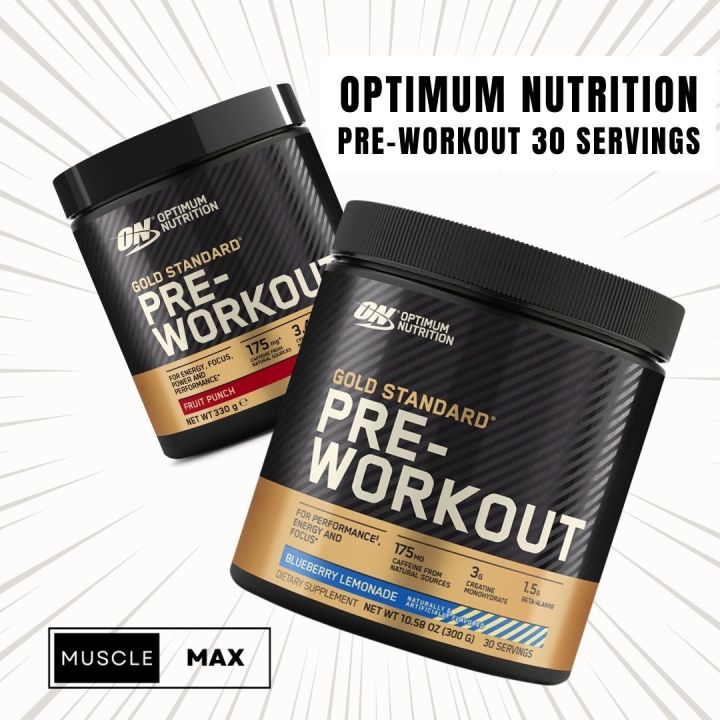 Optimum nutrition gold standard pre-workout - 30 servings, optimum pre ...