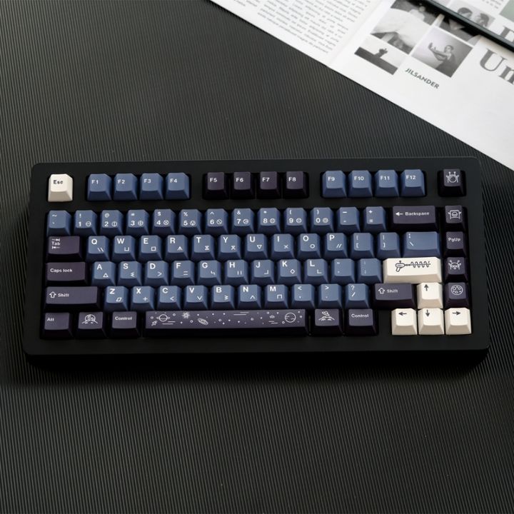 【Keycap Only】GMK Alien keycap Galaxy Stargaze key cap 129 Keys Cherry ...