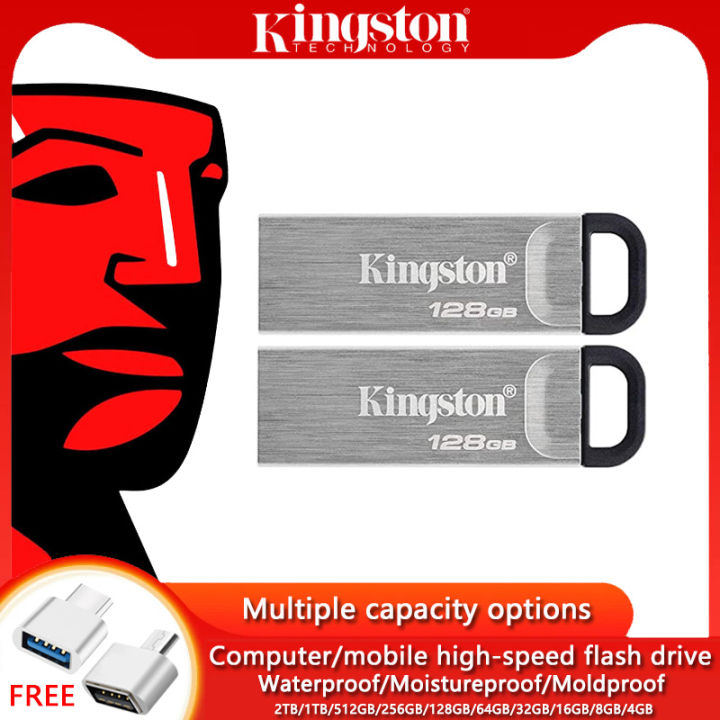 Kingston metal waterproof flash drive 128GB 16GB 32GB 64GB pen drive 256GB 512GB 1TB 2TB USB ...