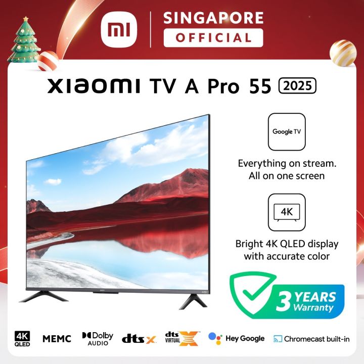 Xiaomi TV | A Pro 55 Inch 2025 | Free Installation | 4K UHD | QLED ...
