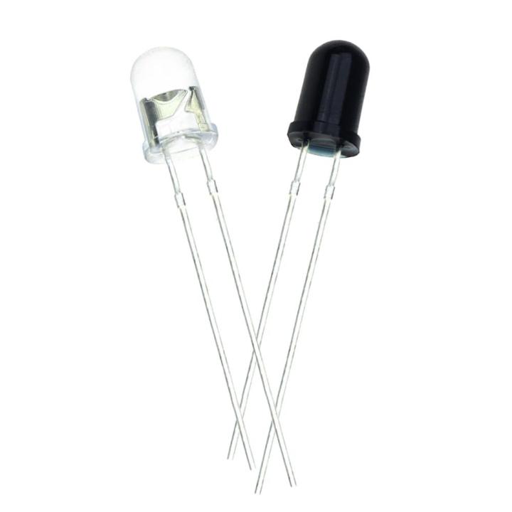 5mm 940nm LEDs Infrared Emitter and IR Receiver Diode 10pairs Diodes 301A | Lazada PH