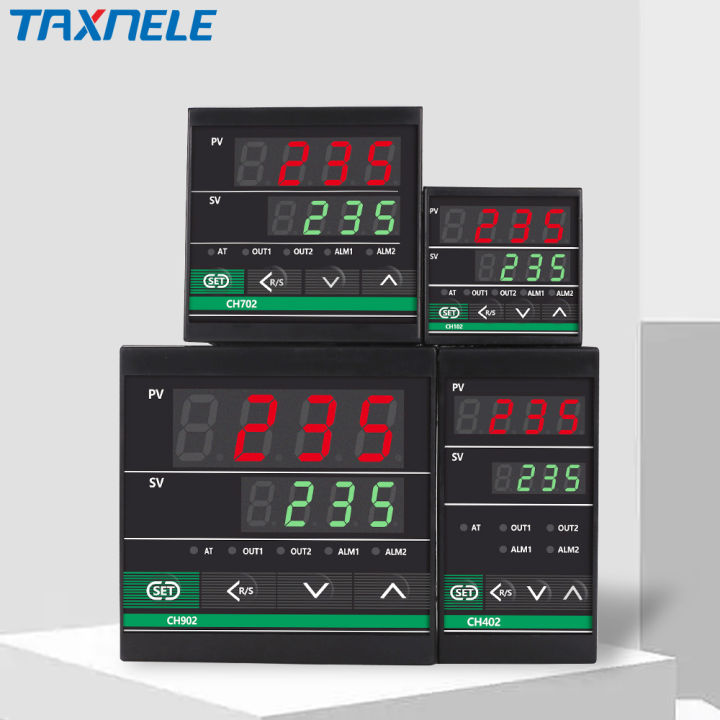 PID Thermostat CH102 CH402 CH702 CH902 Temperature Controller Regulator Dual Output Universal ...