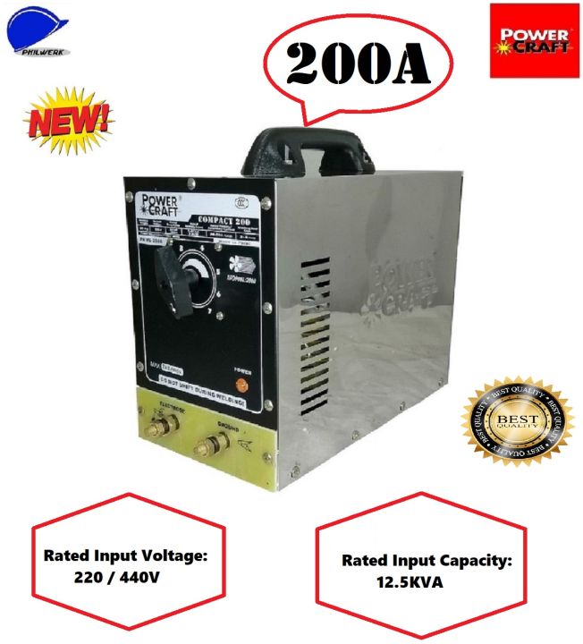 POWERCRAFT AC ARC Transformer Welding Machine PWM6 200B | Lazada PH