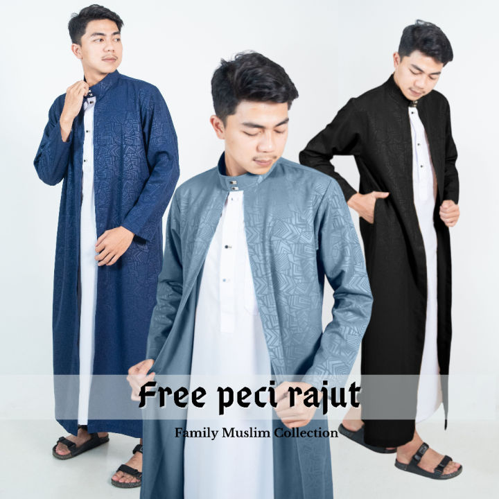 【Manila Ship】 Gamis Luxury Robes For Adult And Teenage Men Long Sleeve ...