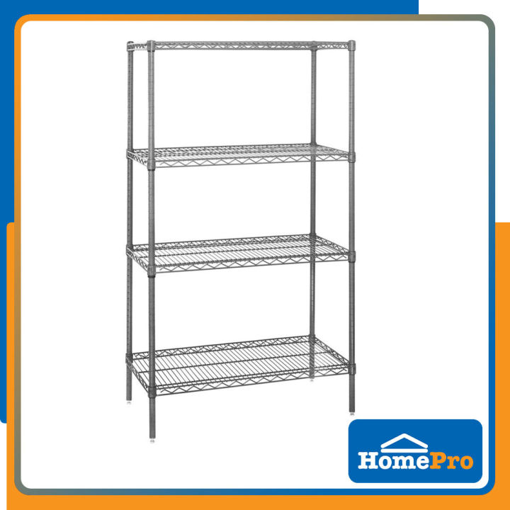 SHELF HEAVY DUTY 4 TIERS 90x45CM CHR | Lazada