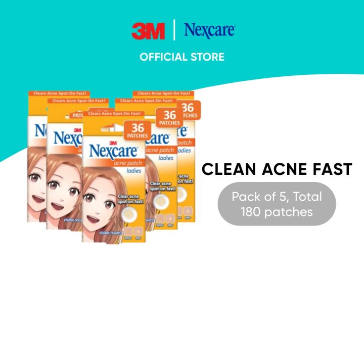 3M™ Nexcare™ Acne Patch Ladies, 36 pcs/pack, For clearing acne faster ...