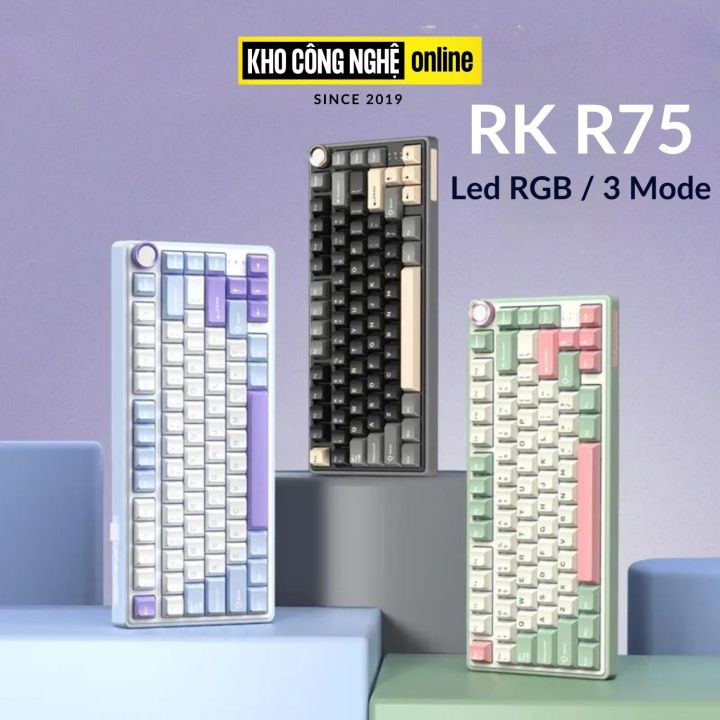RK R75 RGB - Bàn Phím Cơ RK R75 có hỗ trợ Hotswap, 3 Modes, Full Foam ...