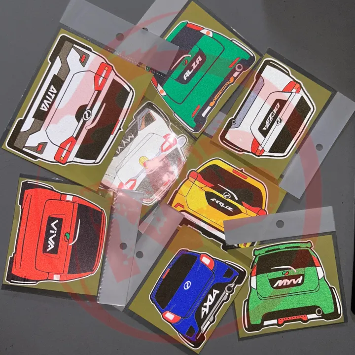 Perodua Car Model Sticker Myvi/Bezza/Aixa/Viva/Alza/Myvi 2018/Axia ...