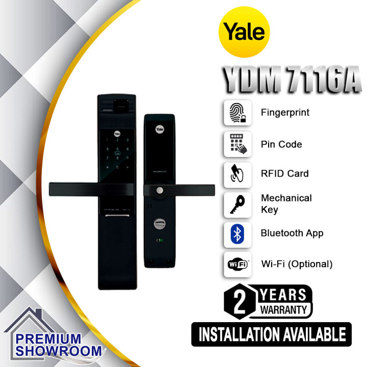 YALE YDM7116A Smart Door Lock | Lazada