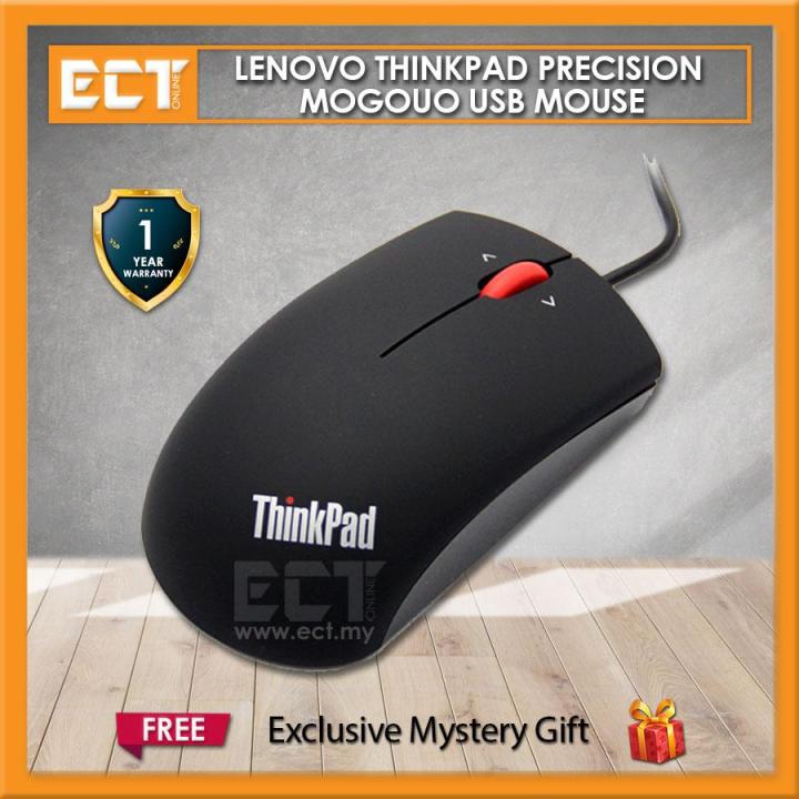 Lenovo Thinkpad Precision MOGOUO USB 3 Button Optical Mouse - Midnight ...