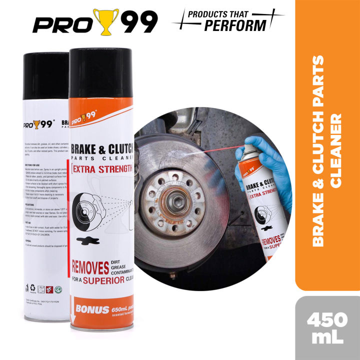Pro-99 Brake and Clutch Parts Cleaner - Extra Strenght Remove Dirt ...