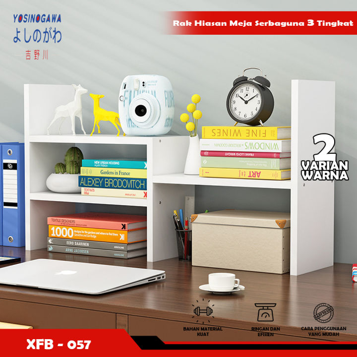 Rak Buku Minimalis Rak Meja Kantor Serbaguna Model Modern - GROSIR YOSI ...
