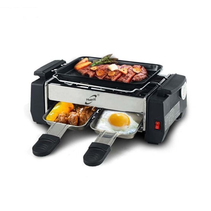 FAITH 1000W High Power Non-stick Family Barbecue Electric Raclette ...