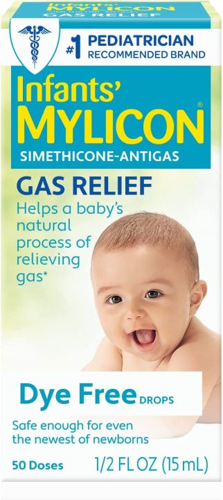 Mylicon Simethicone | Anti-gas For Infants Gas Relief Dye Free Drops (1 ...