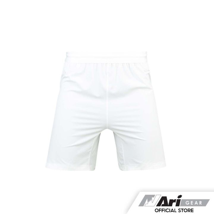 ARI ELITE TEAM SHORTS - WHITE/BLACK กางเกงฟุตบอล อาริ ELITE TEAM สีขาว ...