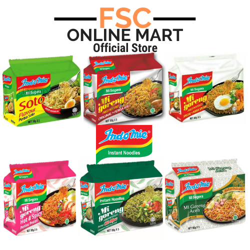 [FSC] Indomie Mee Goreng Instant Noodles 85gmx5s | Lazada