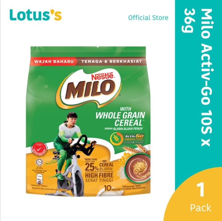 Nestle Milo Activ-Go 10 Sachet X 36G | Lazada