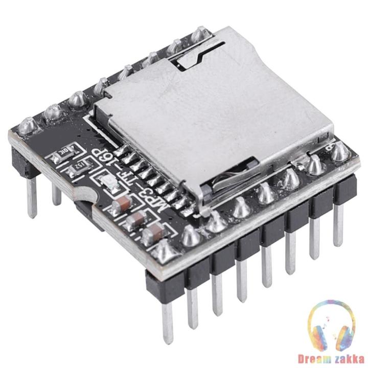 Mini MP3 Player Module with TF Card Support and U-Disk Compatibility ...