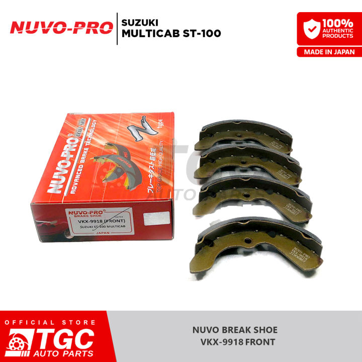 Nuvo-Pro Break Shoe VKX-9918 (Front) Suzuki Multicab ST-100 - 1pc ...