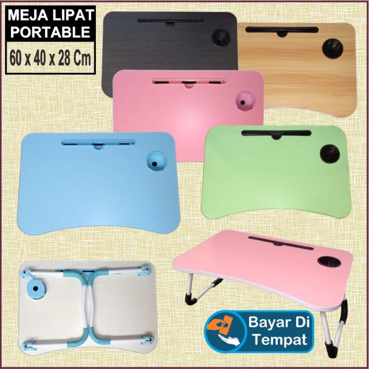 Meja Lipat Portable - Meja Belajar - Meja Laptop - Waterproof - Meja ...