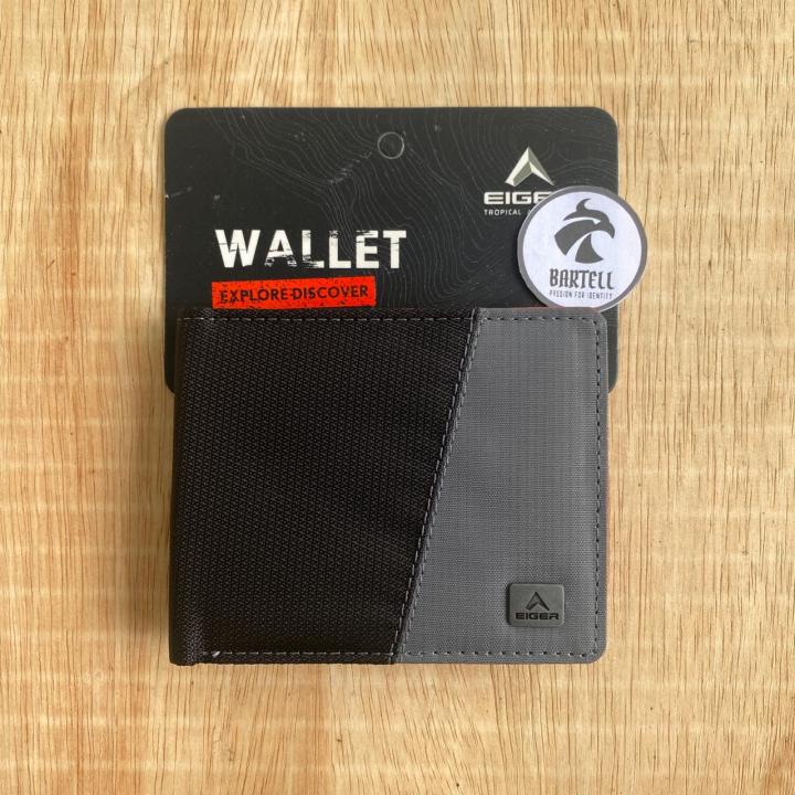 Dompet Eiger Original Equator Line Wallet Black Grey | Lazada Indonesia