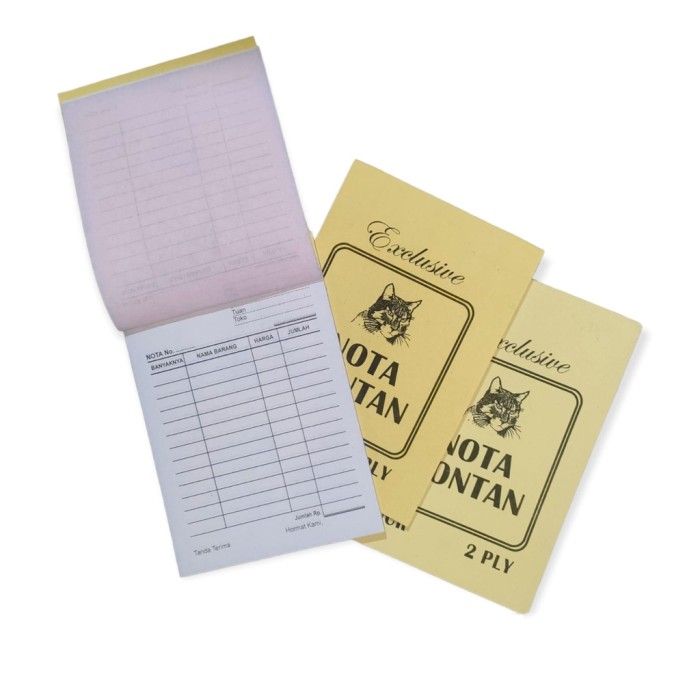 Nota Kontan 2 Ply, Nota Kecil NCR, Nota 2 Ply, Paket 10 Buku | Lazada ...