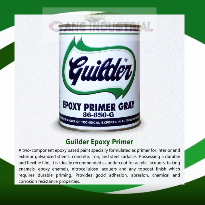 GUILDER Epoxy primer with Catalyst (Gray) | Lazada PH
