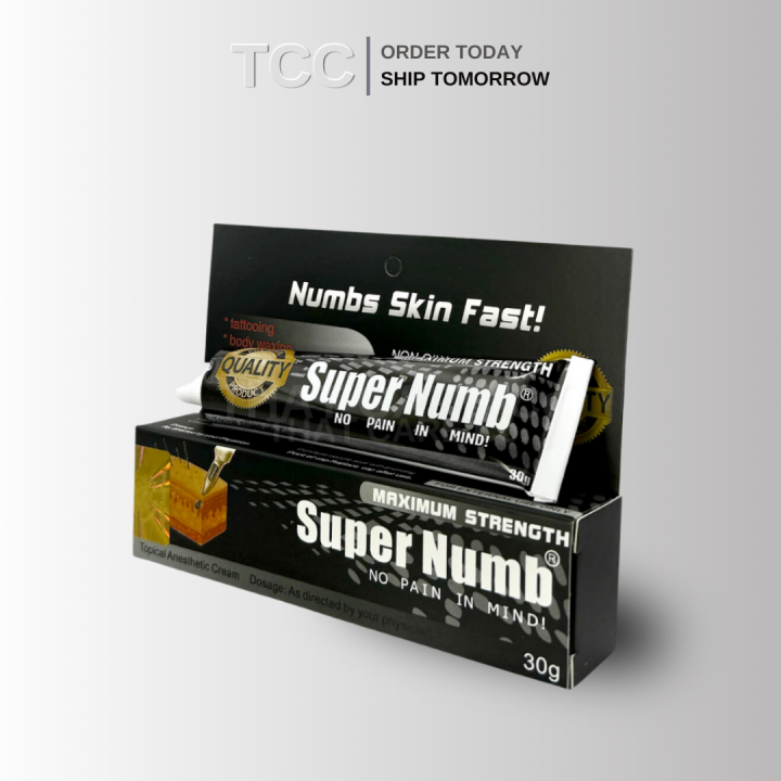 SuperNumb Topical Anesthesia Numbing Cream for Face Anesthetic Ointment ...