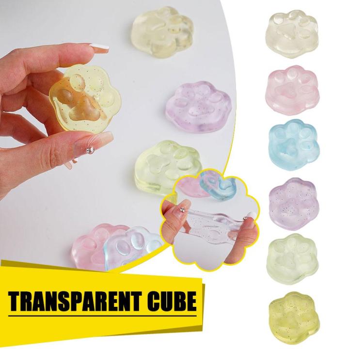 Fidget Toy Mini Squishy Toys Mochi Ice Block Stress Ball Toy ...