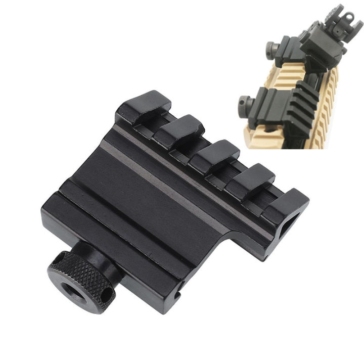45 Degree Angle Mount Aluminum Alloy 4 Slot Side Rail Rts Rail 20mm ...