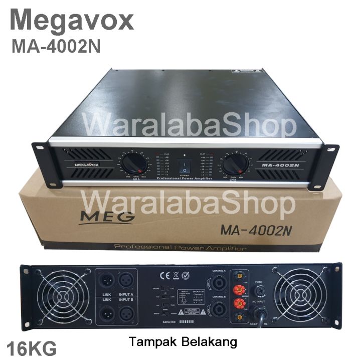 power amplifier Megavox MA-4002N original real pic | Lazada Indonesia