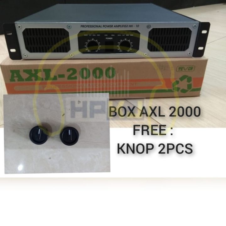 BOX POWER AXL 2000 box power amplifier AXL2000 axl 2000 axl-2000 ...